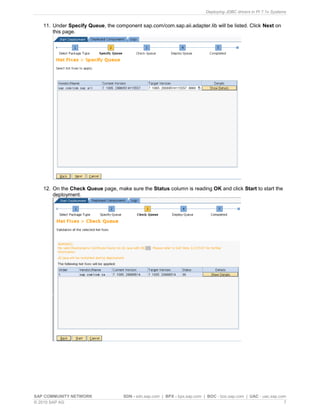 Pi deploying jdbc drivers in pi 7.1 x systems | PDF | Operating Systems | Computer Software and ...
