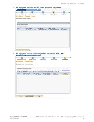 Pi deploying jdbc drivers in pi 7.1 x systems | PDF | Operating Systems | Computer Software and ...