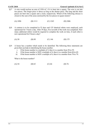 Pi gate-2018-p (gate2016.info) | PDF | Physics | Science