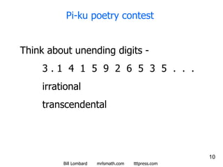 Pi Ku Poetry Contest | PPT | Physics | Science