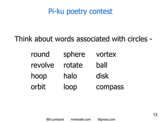 Pi Ku Poetry Contest | PPT | Physics | Science