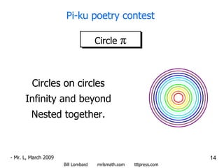 Pi Ku Poetry Contest | PPT | Physics | Science
