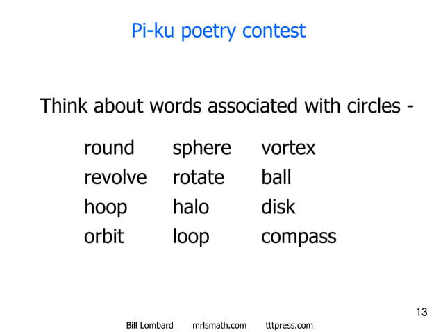 Pi Ku Poetry Contest