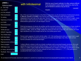 History and Algorithm of pi | PPT