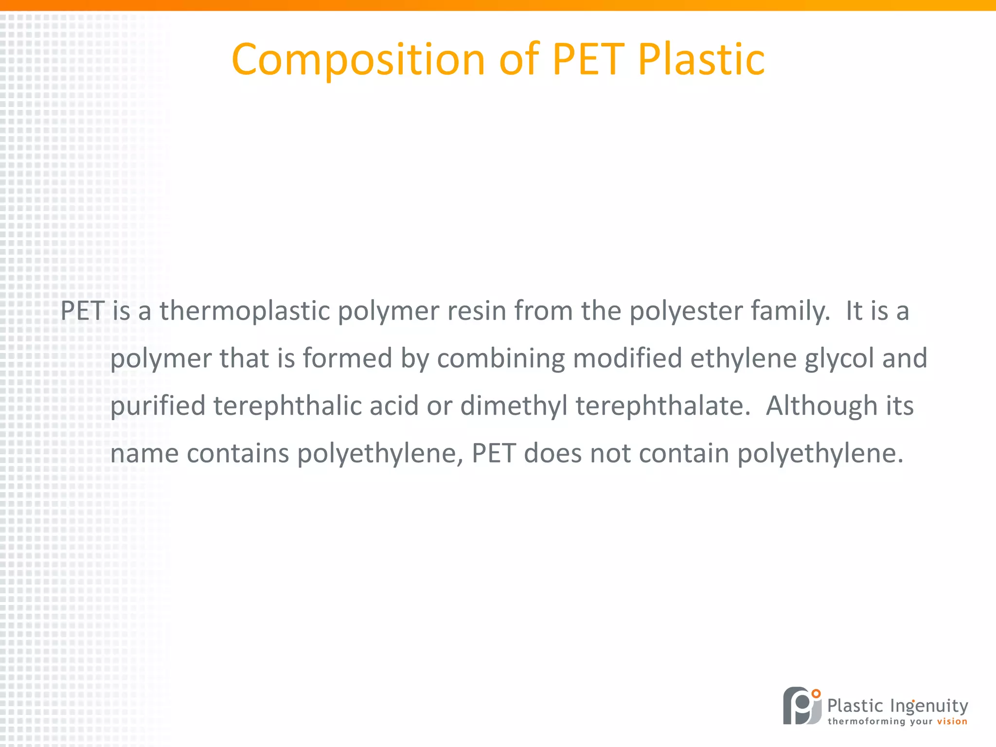 Benefits And Applications of PET Plastic Packaging | PDF