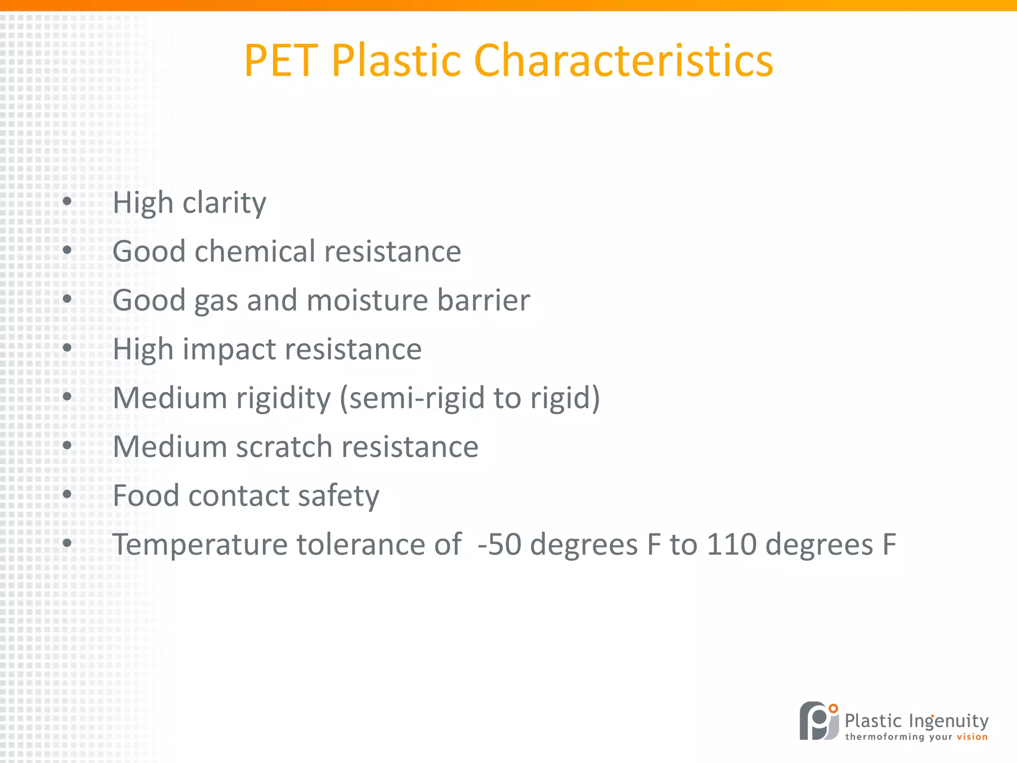 Benefits And Applications of PET Plastic Packaging | PDF