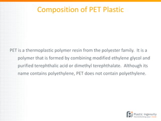 Benefits And Applications of PET Plastic Packaging | PDF