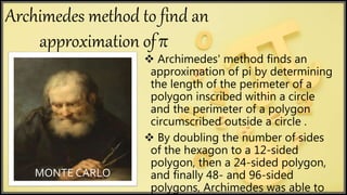 PI THE MATHEMATICAL CONSTANT | PPTX