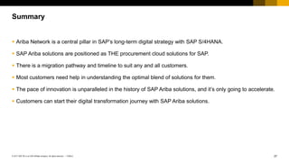 Transform Procurement with the SAP S/4HANA Digital Core and SAP Ariba ...