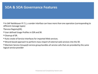 SAP PI 71 EHP1 Feature Highlights | PPT