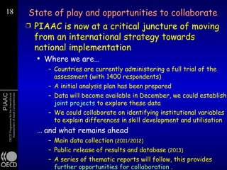 Introducing PIAAC - OECD's new programme for assessing adult competencies | PPT | Job Market ...