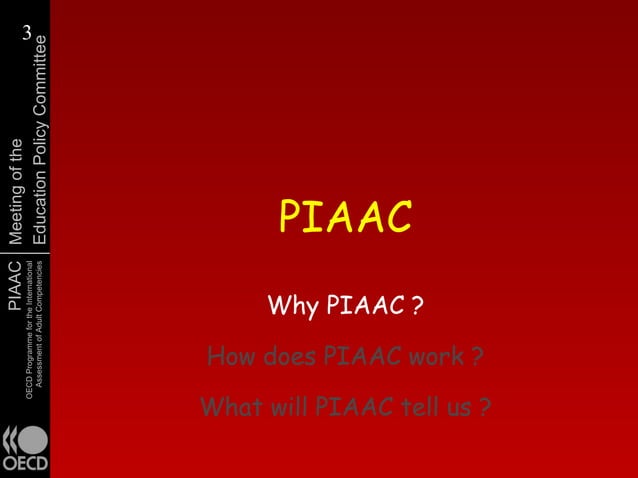 Introducing PIAAC - OECD's new programme for assessing adult ...