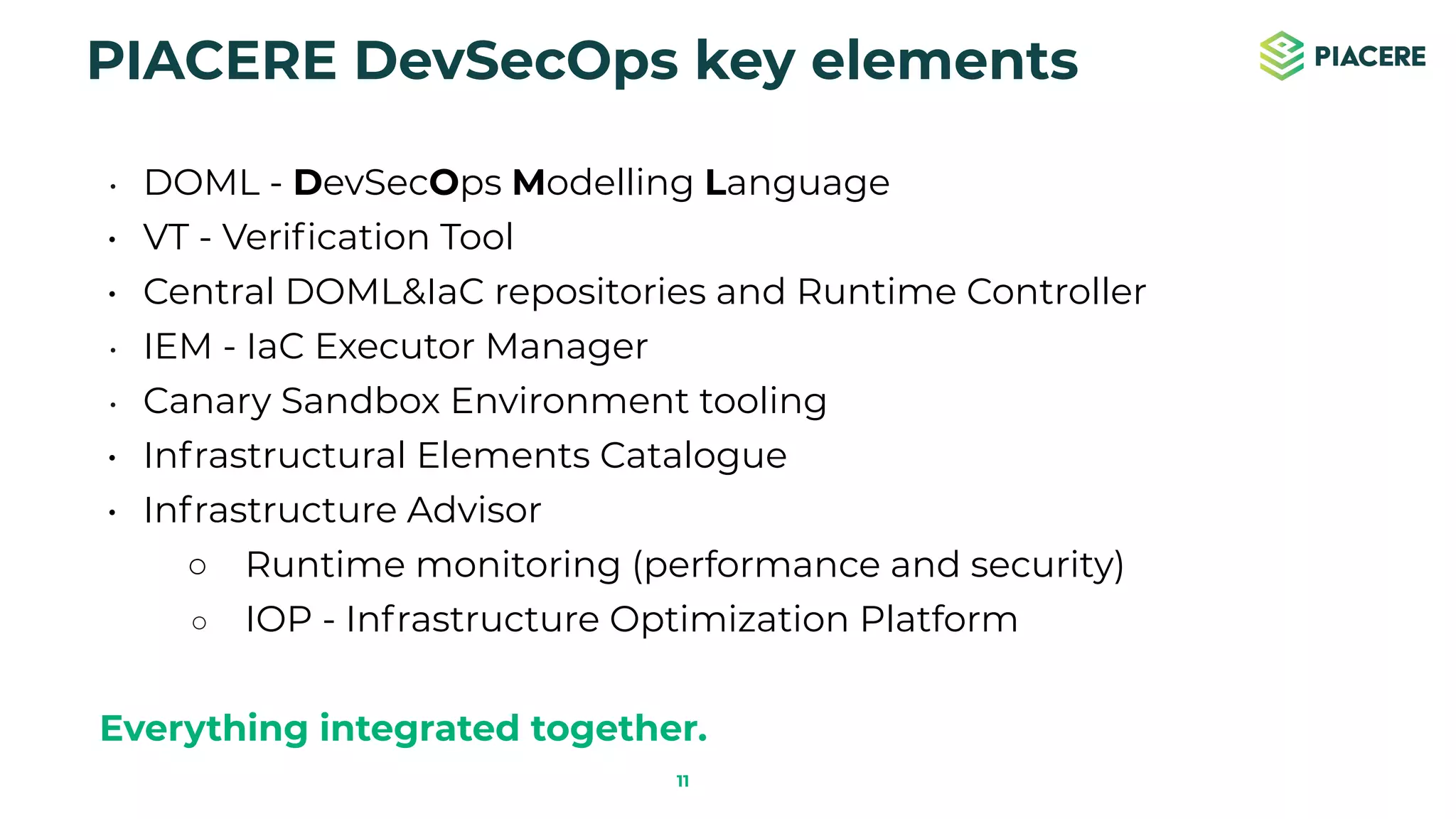 PIACERE - DevSecOps Automated | PPT