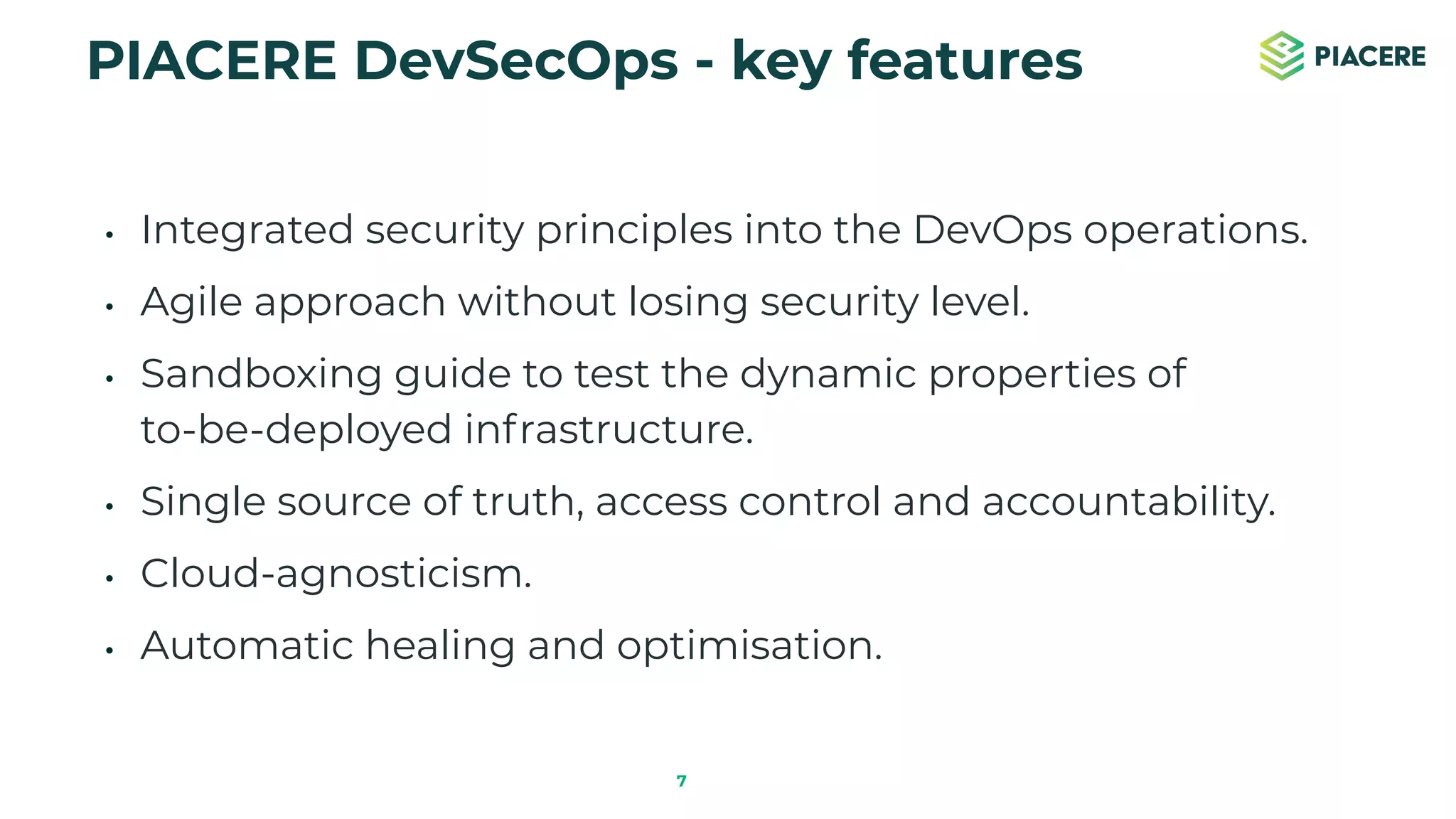 PIACERE - DevSecOps Automated | PPT