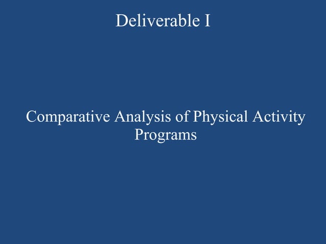 Consultancy Proposal to NYC DOHMH | PPT