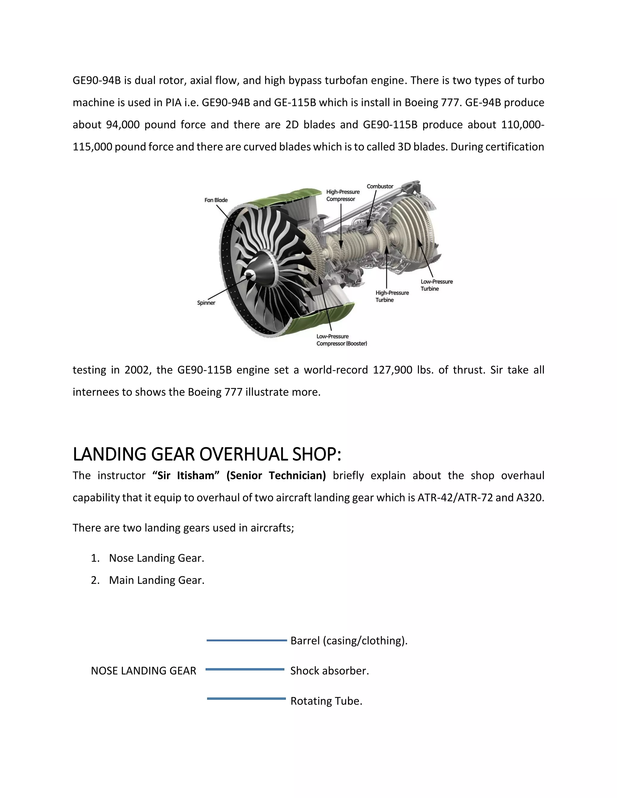 Pia Engineering internship report | PDF