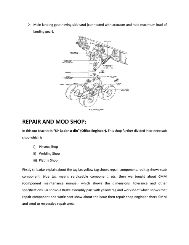 Pia Engineering internship report | PDF