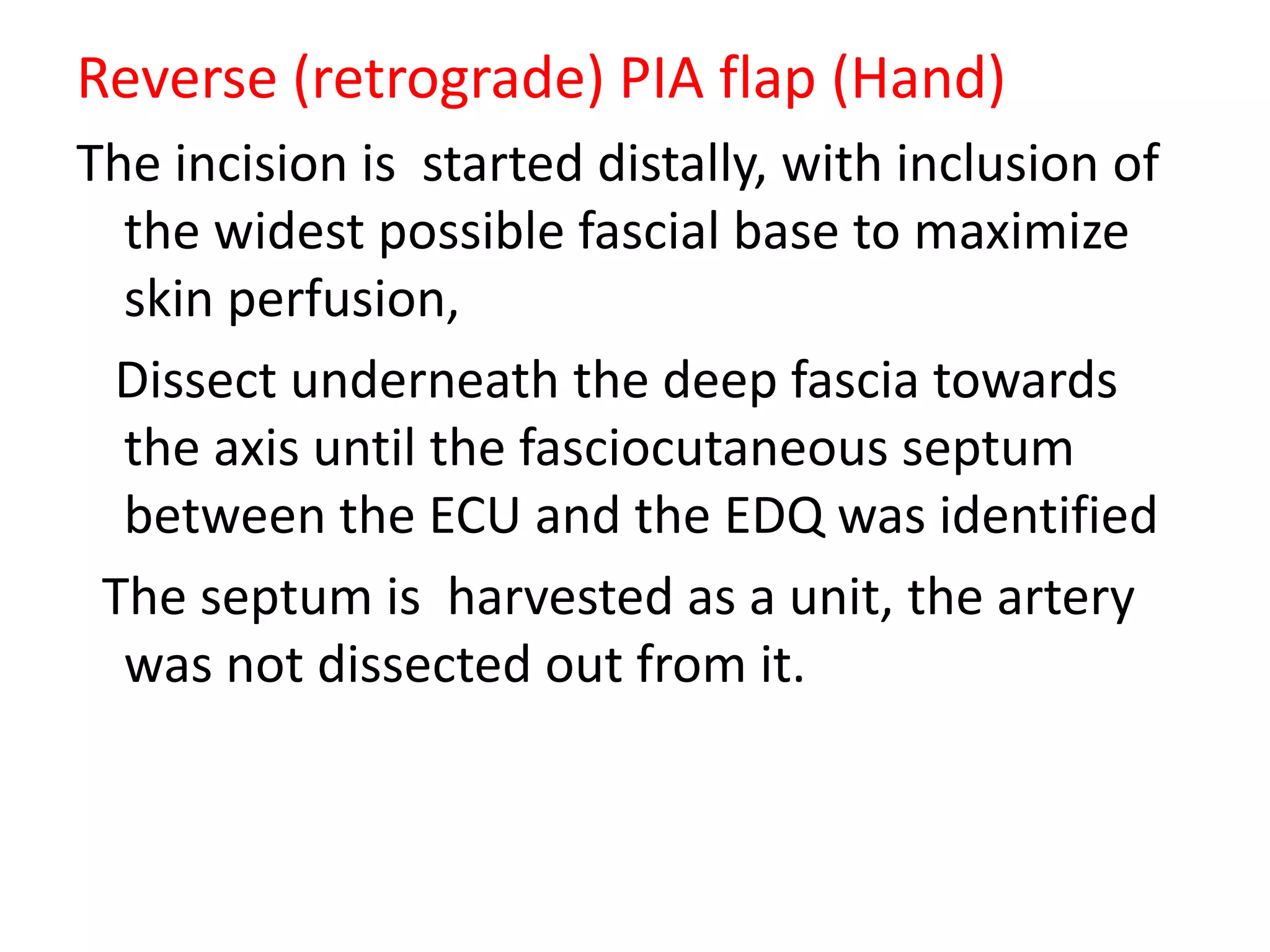 Posterior interosseous artery flap | PPTX