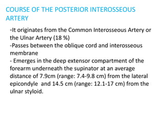 Posterior interosseous artery flap | PPT