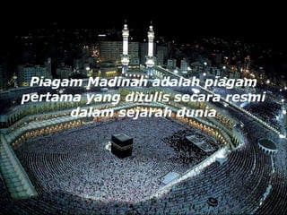 Piagam madinah | PPTX