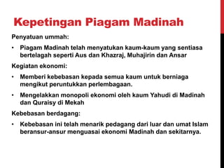 Piagam madinah | PPTX