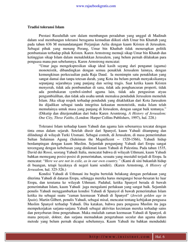 Piagam madinahdantoleransiberagama. | PDF