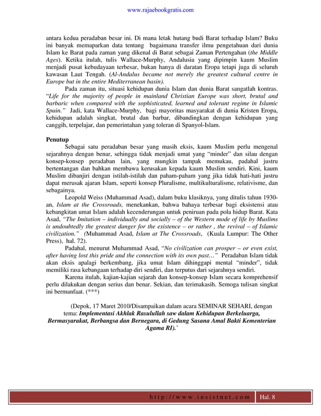 Piagam madinahdantoleransiberagama. | PDF