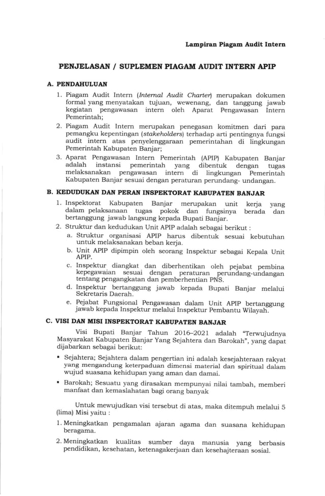 Piagam Pengawasan Revisi Pdf