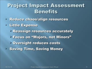 Project Impct Assessment Method | PPT