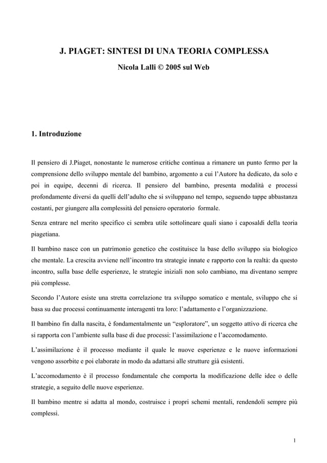 Piaget | PDF