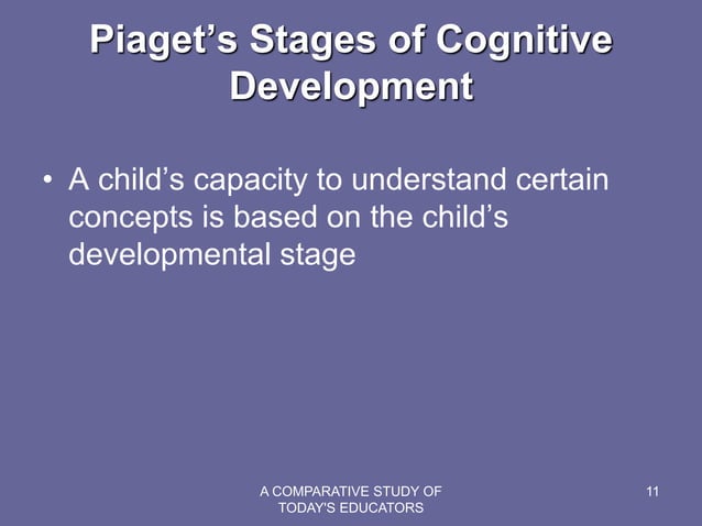 PIAGET'S PSYCHOLOGICAL DEVELOPMENT | PPT