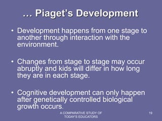 PIAGET'S PSYCHOLOGICAL DEVELOPMENT | PPT