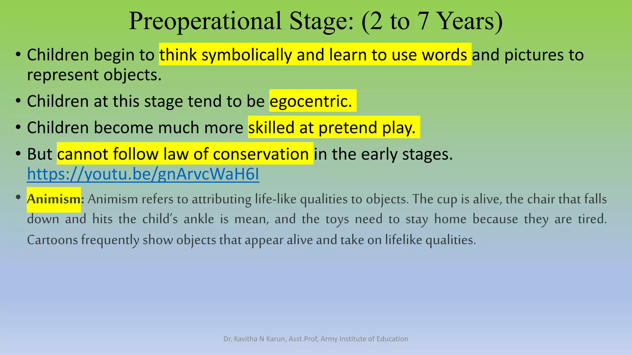 Piaget theory of Cognitive Development | PPTX