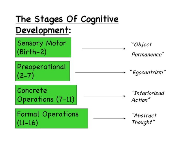 Piaget and Cognitive Development | PPT