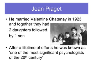 PIAGET COGNITIVE DEVELOPMENT | PPT