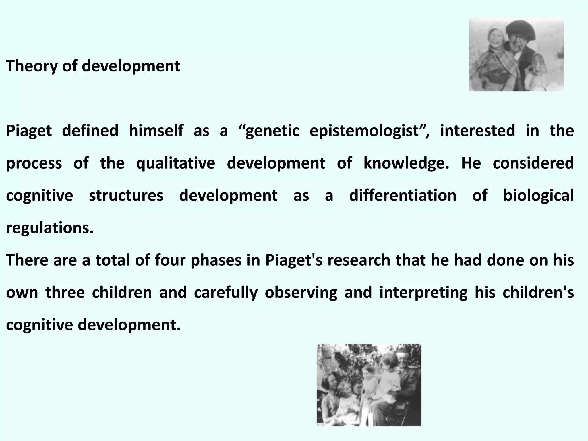 Piaget cognitive development theory | PPTX