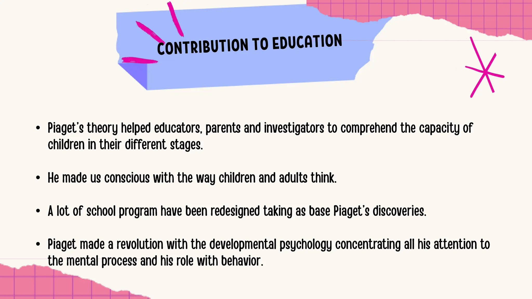 JeanPiaget Cognitive Theory Report.pptx. | PPTX