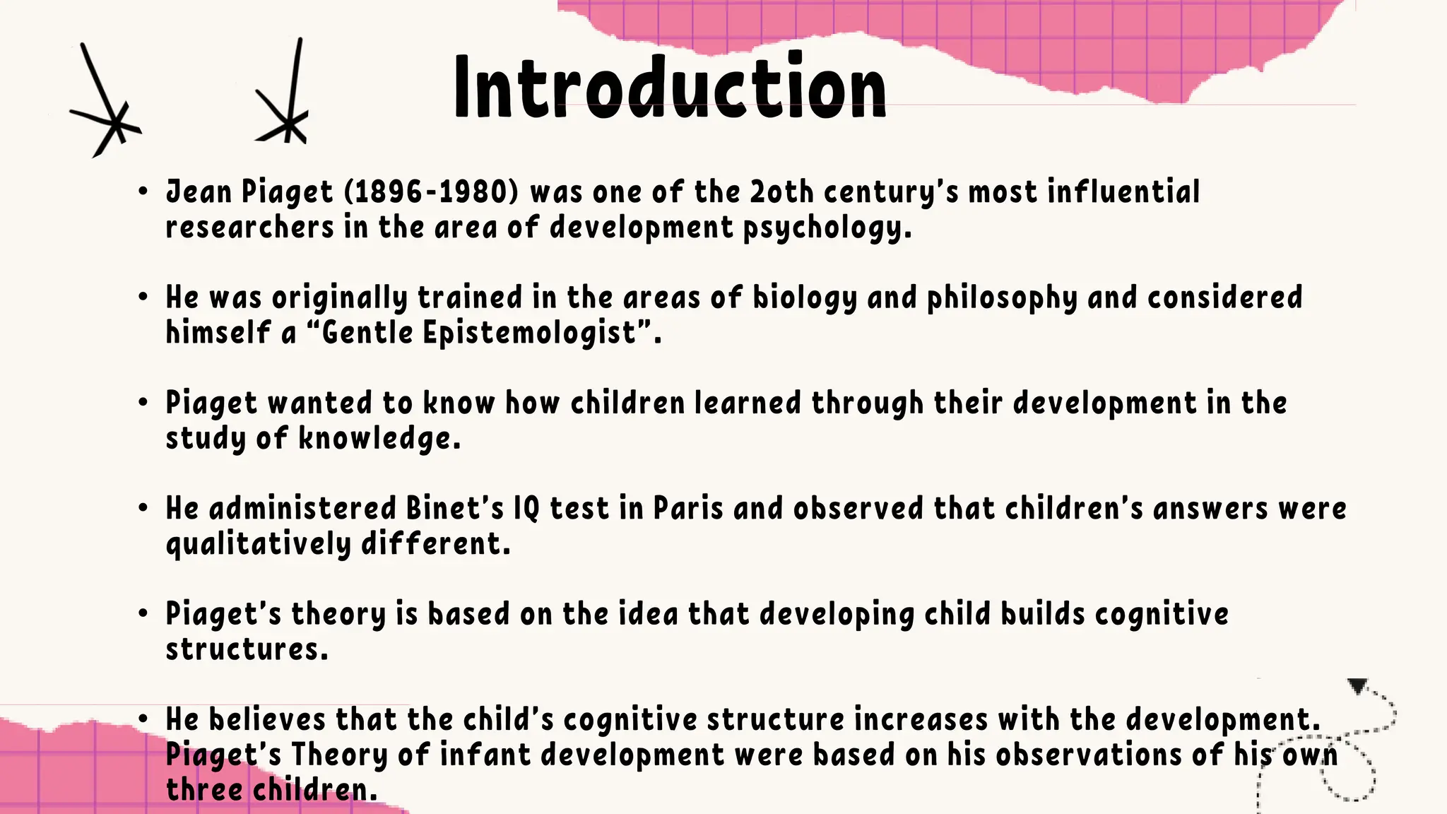 JeanPiaget Cognitive Theory Report.pptx. | PPTX