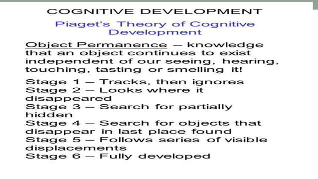 Piaget contribution.pptx Piaget's cognitive development stages | PPTX