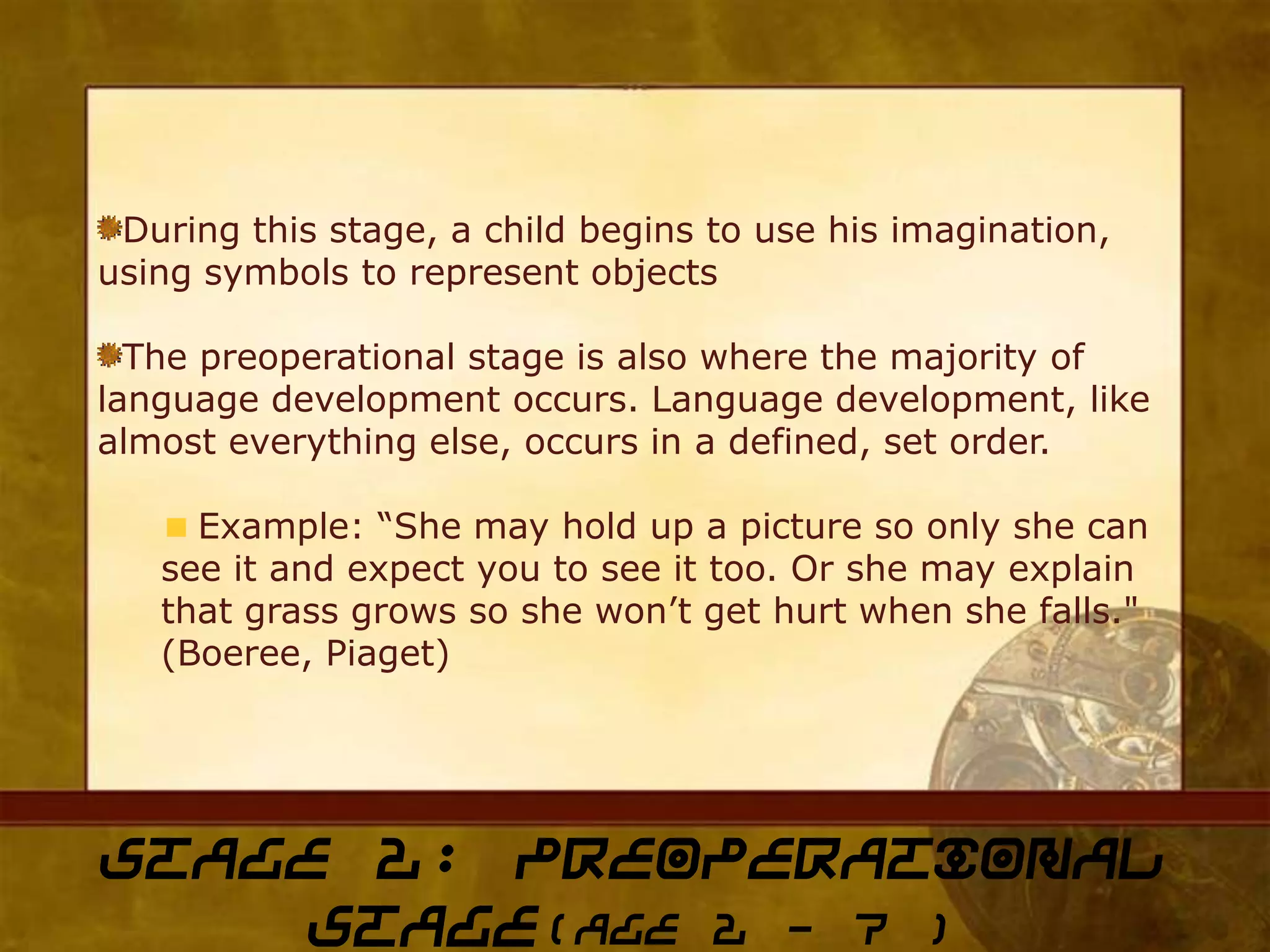 Piaget's cognitive development theory | PPTX