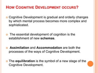 JEAN PIAGET THEORY/COGNITIVE DEVELOPMENT | PPTX