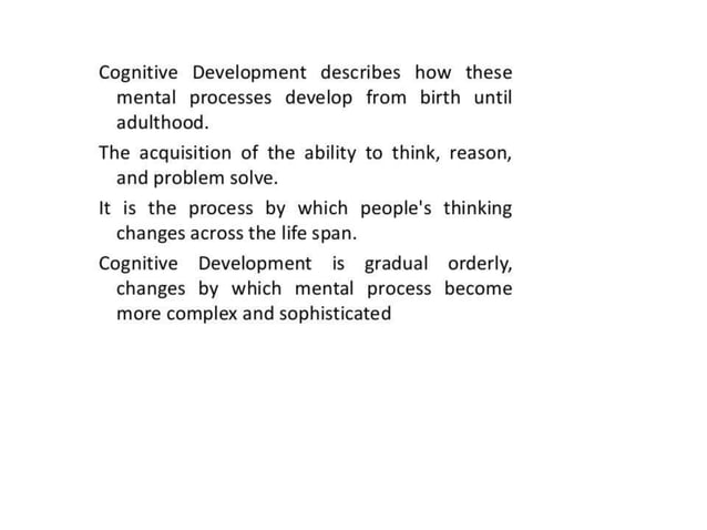 Piaget Theory- Cognitive Development | PPTX | Parenting Babies and ...