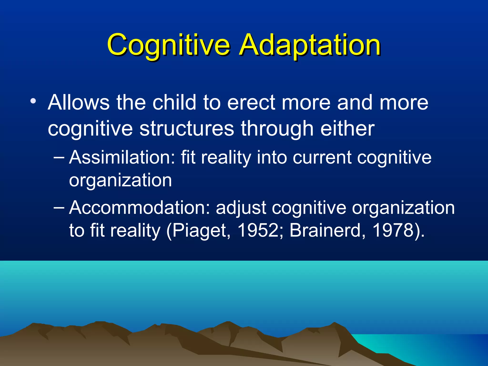 Piaget's stages of cognitive development | PPT