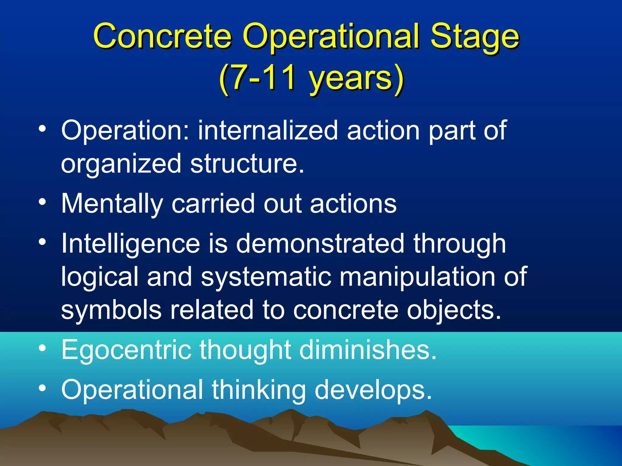 Piaget's stages of cognitive development | PPT