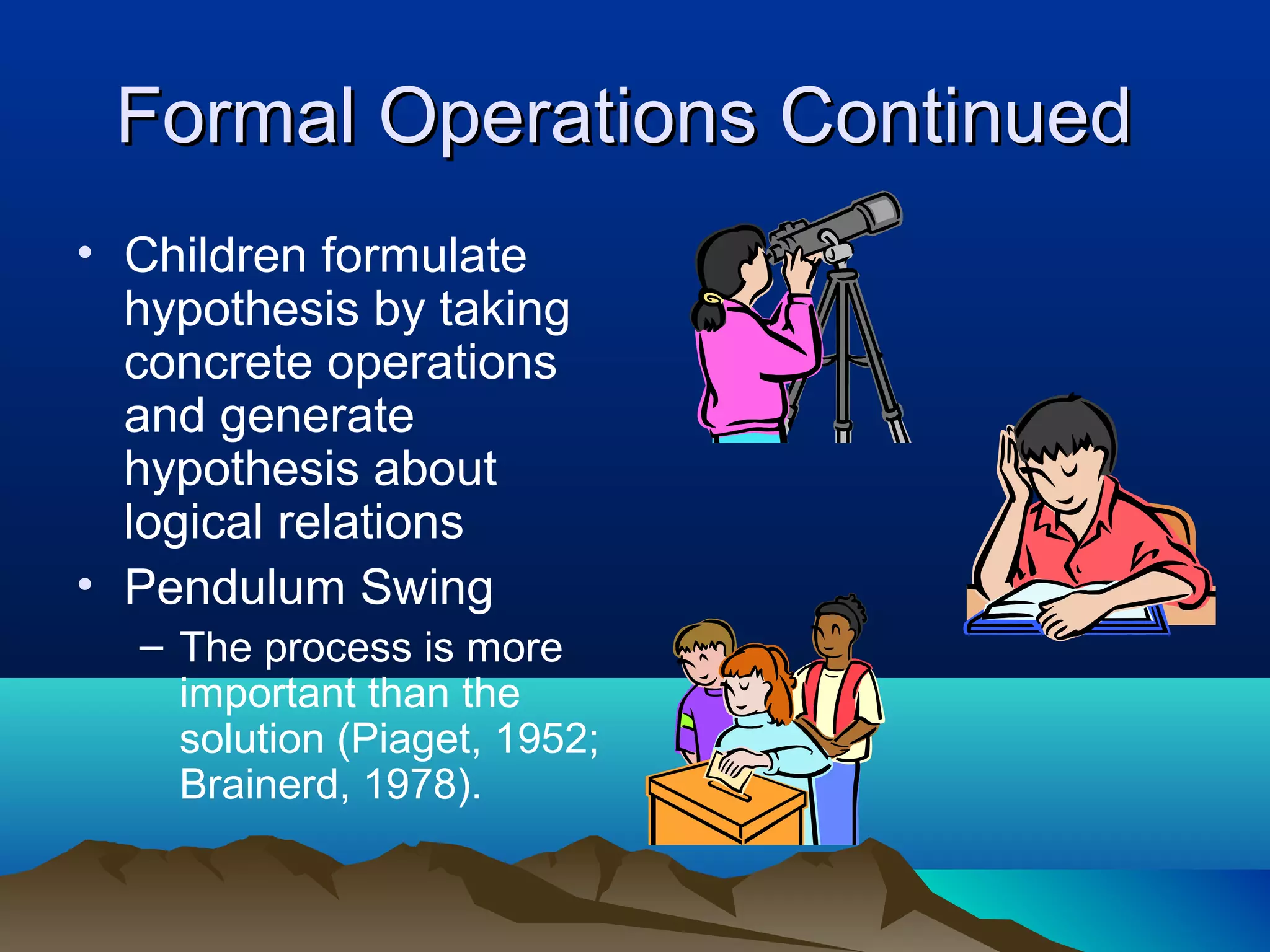 Piaget's stages of cognitive development | PPT