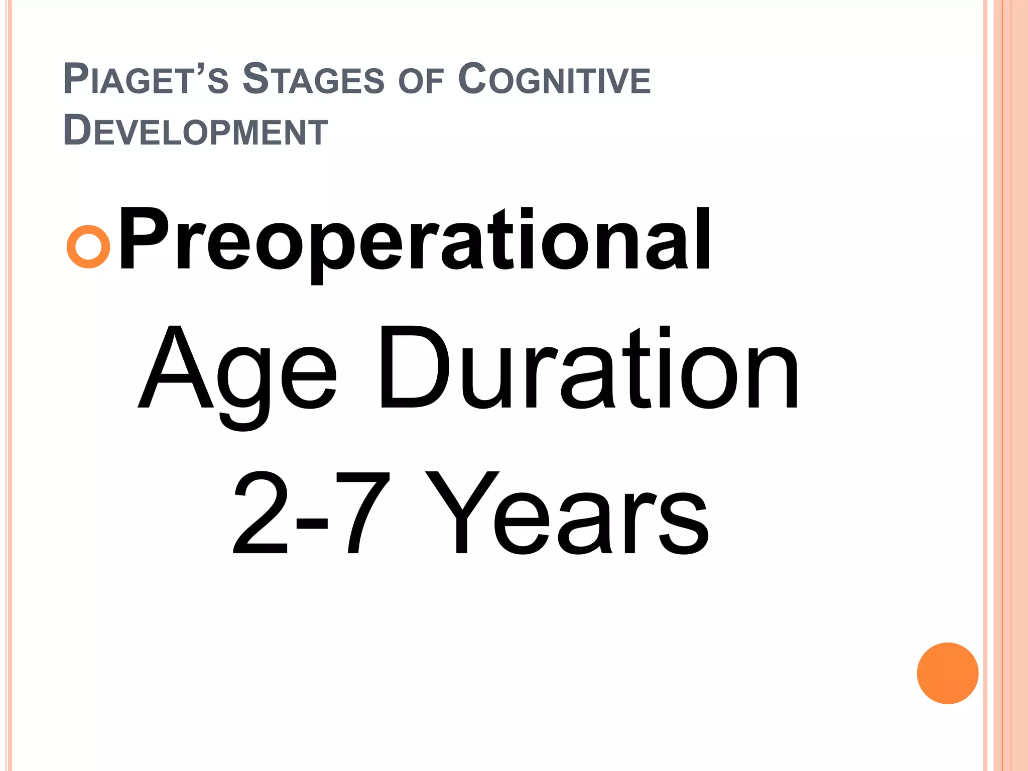 Piaget’s stages of cognitive development by safeer | PPT