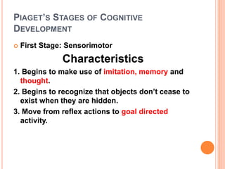 Piaget’s stages of cognitive development by safeer | PPT