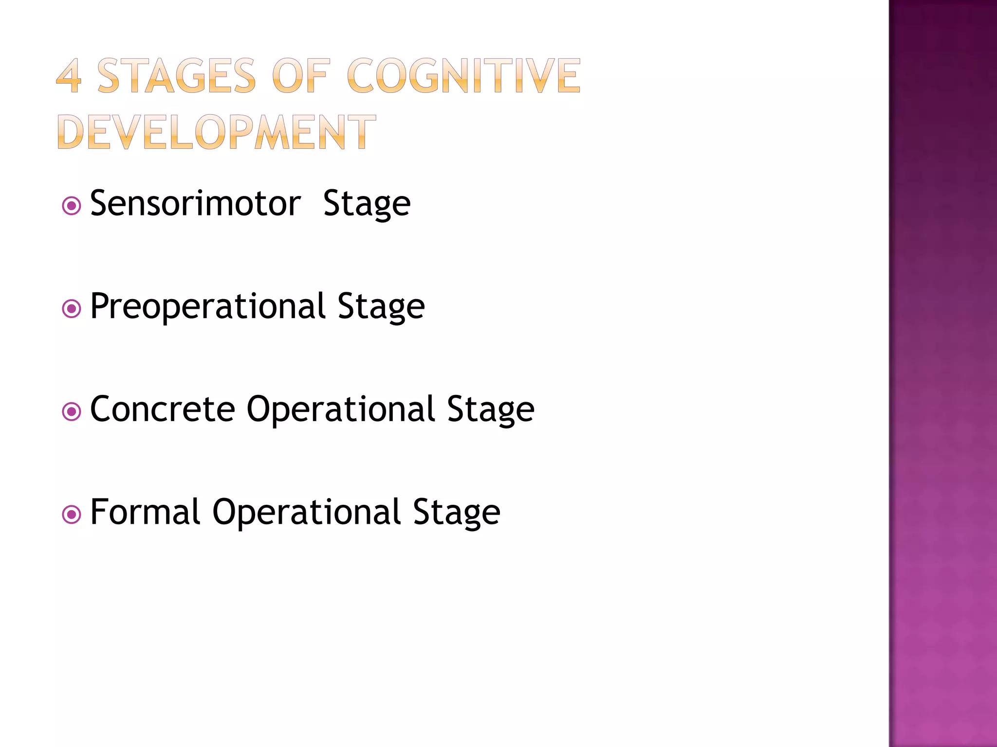 Piaget’S Theory Of Cognitive Development | PPTX