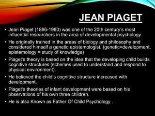 Piaget's Theory of Cognitive Development | PPTX