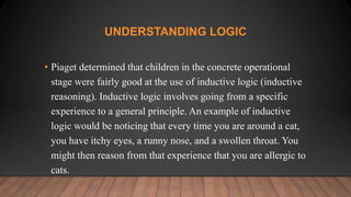 PIAGET’s THEORY Play plays a crucial role in their learning process. | PPTX